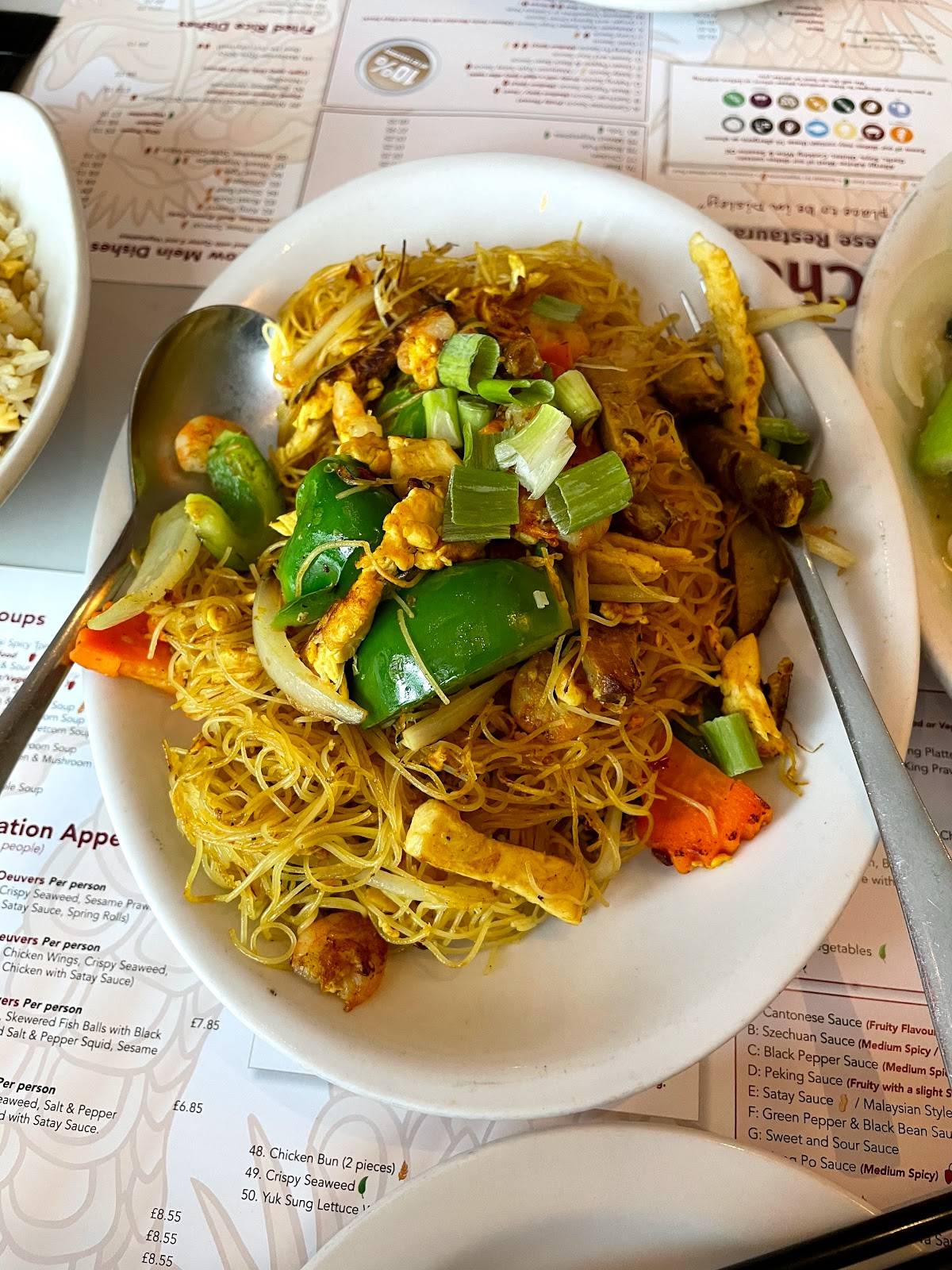 Menu at Mr Chong Chinese Restaurant, Stockport