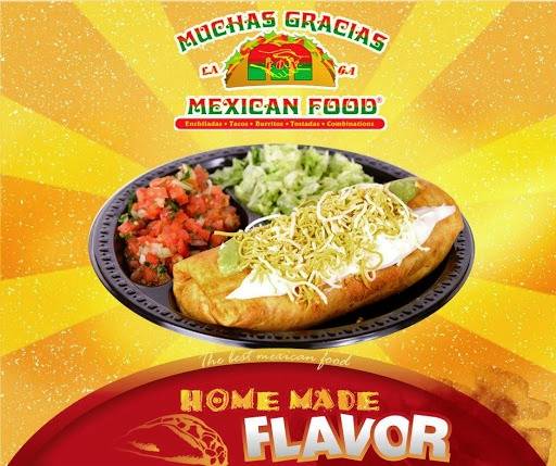 Menu at Muchas Gracias restaurant, Winston, 11 Dillard Hwy