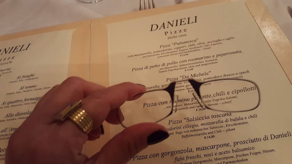 Speisekarte von Restaurant Danieli, Wien