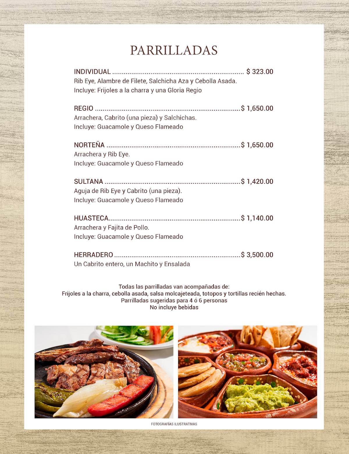 Carta de Restaurante Regio, San Nicolás de los Garza, Avenida ...