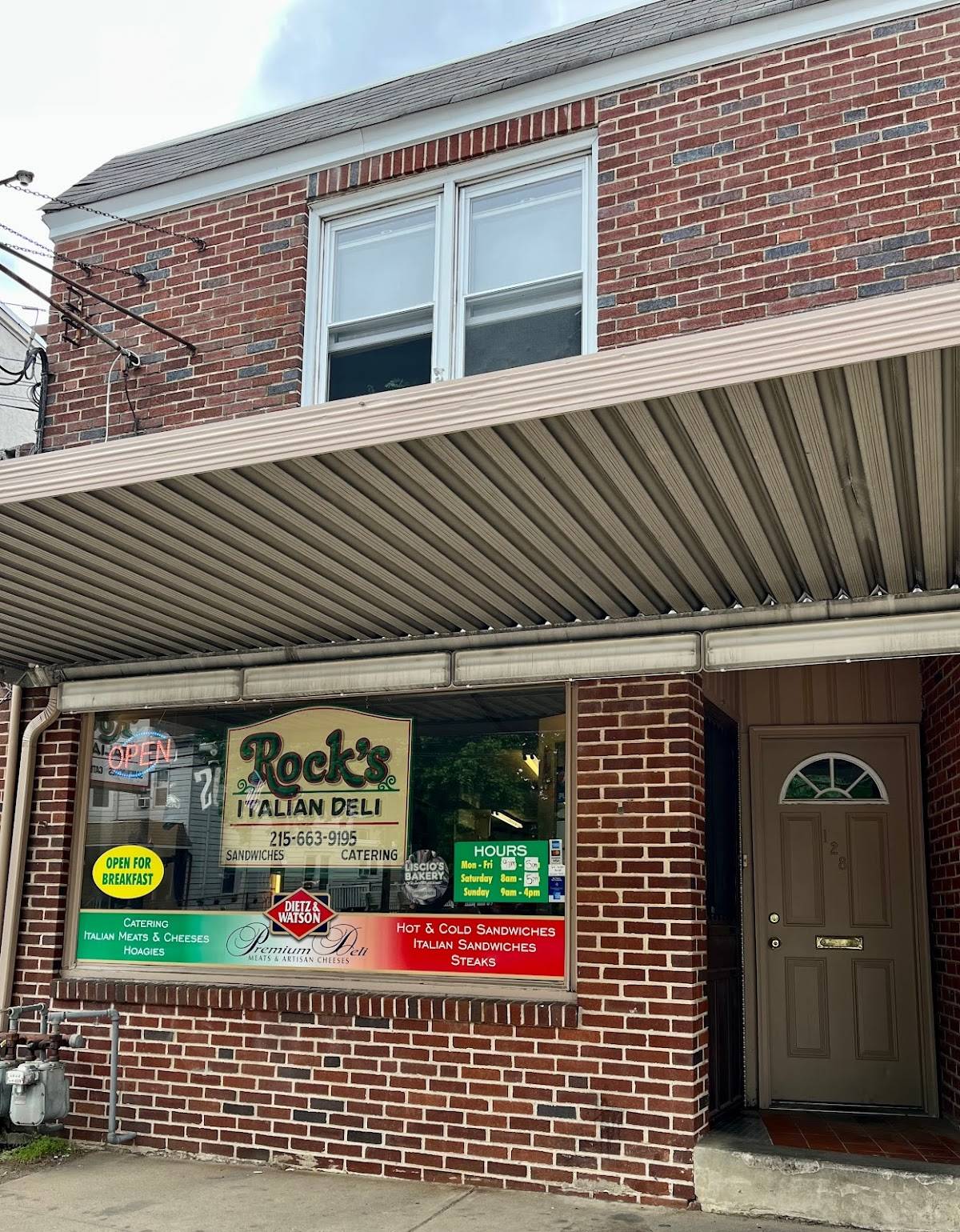 Menu at Rock's Italian Deli restaurant, Rockledge