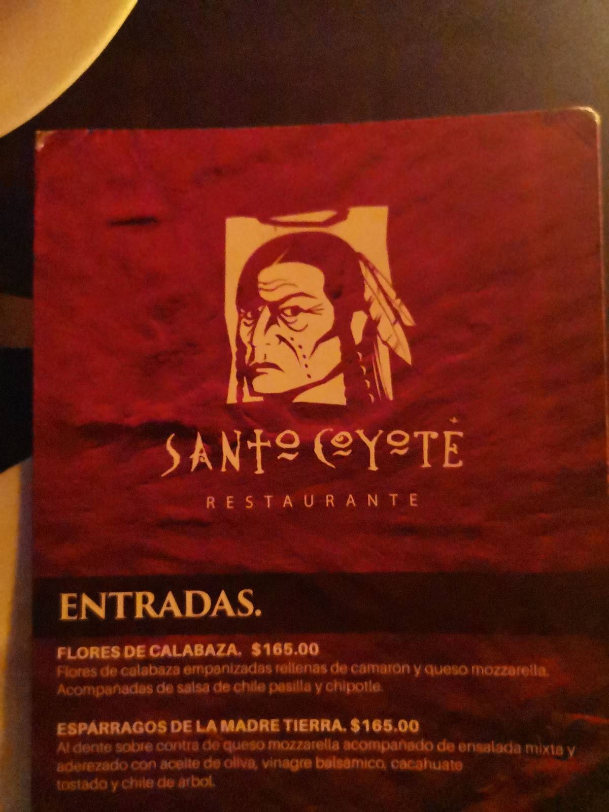 Carta del restaurante Santo Coyote, Guadalajara, C. Miguel Lerdo del ...