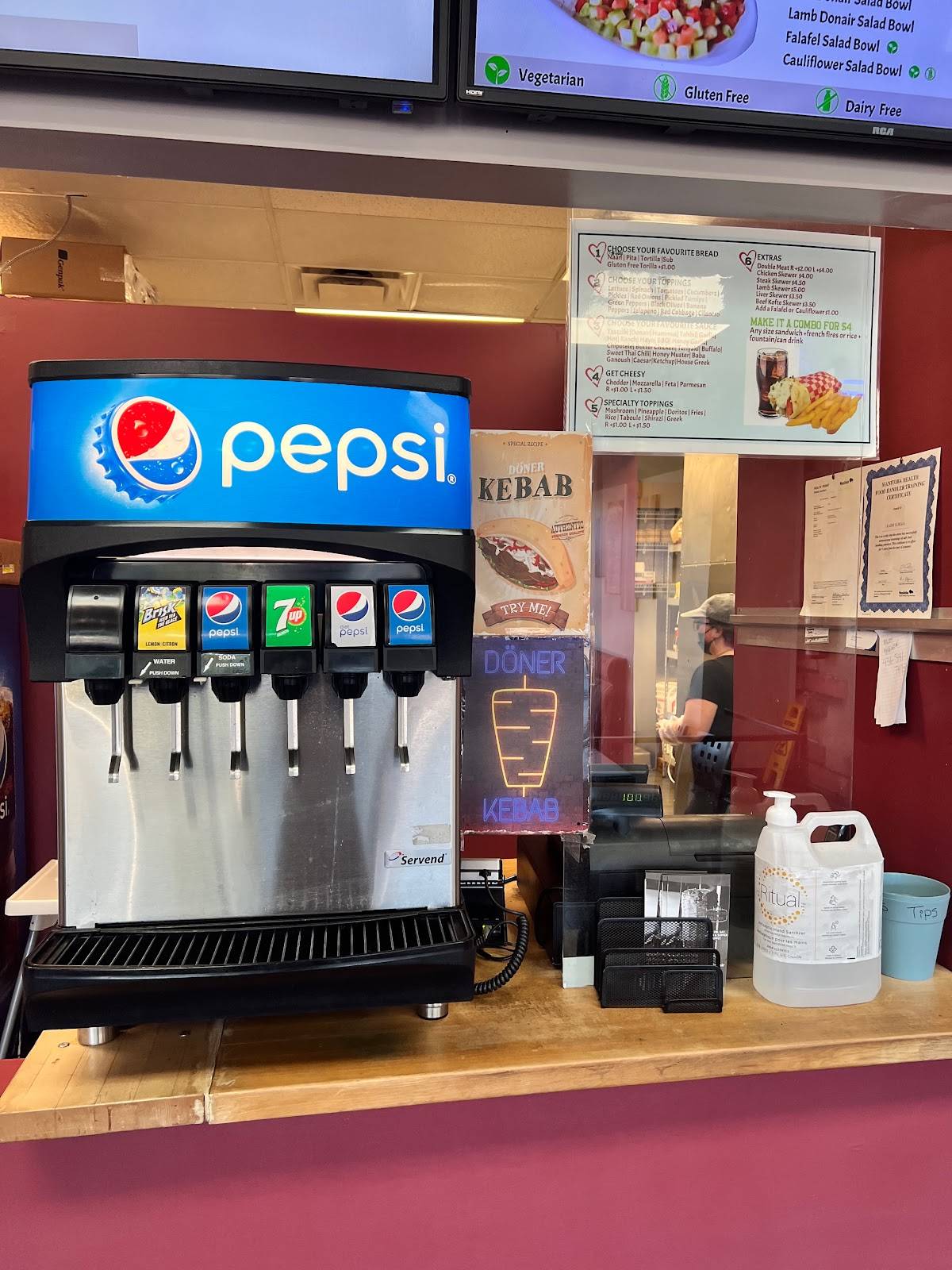 Menu at Shawarma Queen Donair Kebab Buffet restaurant, Brandon ...