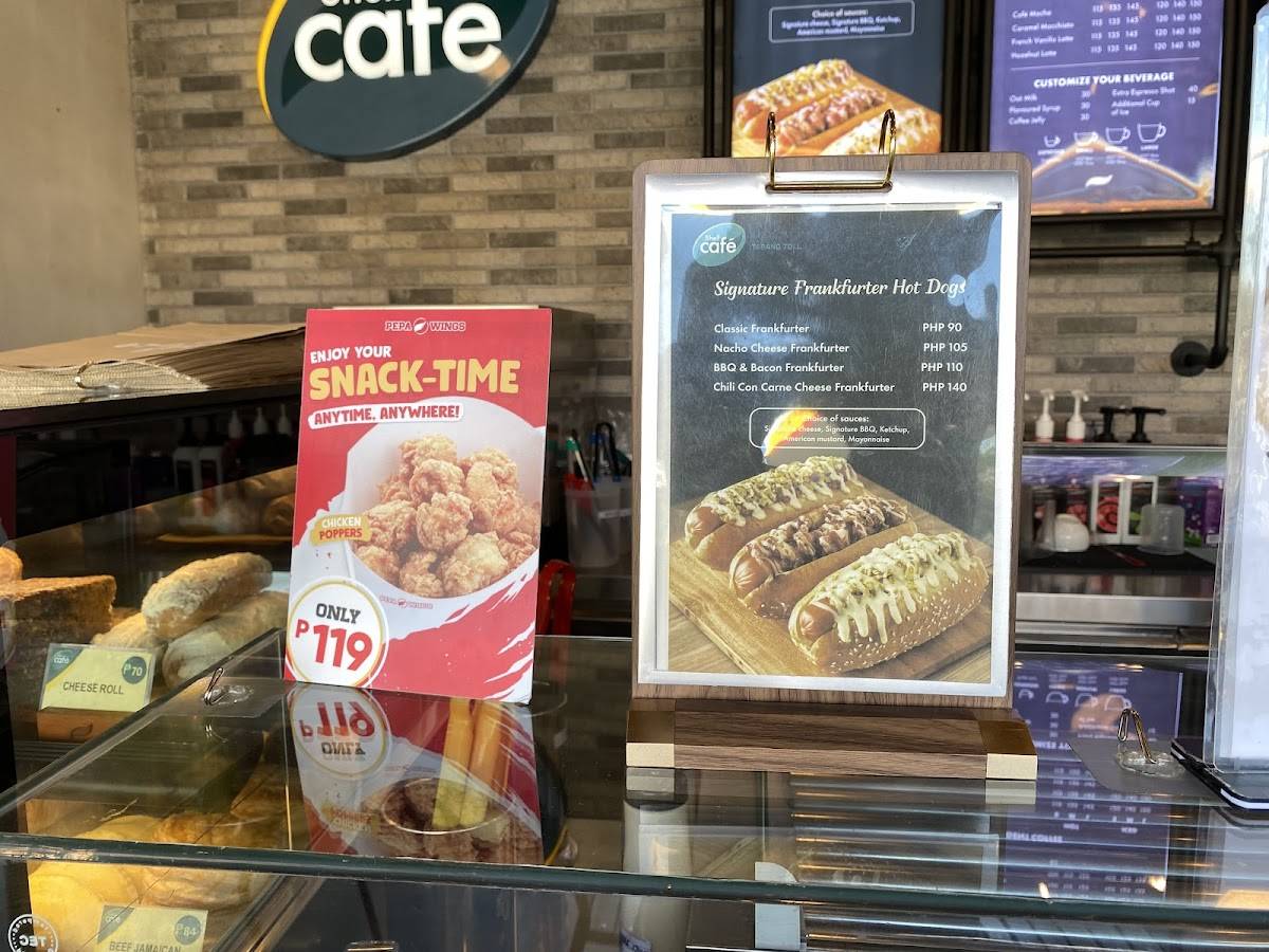 Menu at Shell Cafè Tabang Toll, Guiguinto