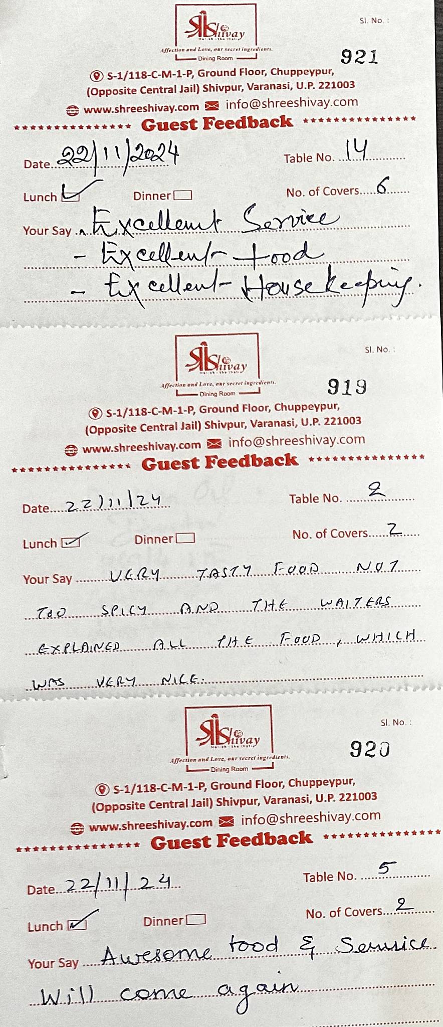 Menu at Shree Shivay Thali Dining Varanasi, Varanasi, GROUND FLOOR