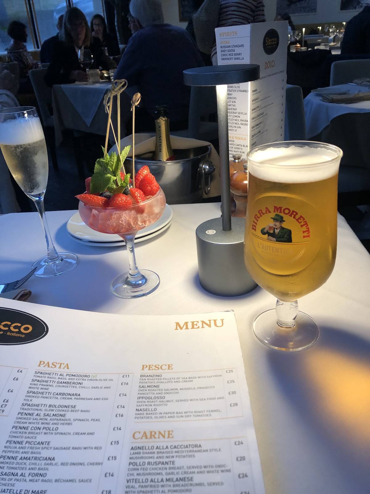 Menu at Stocco - Authentic Italian Restaurant and Bar, Rochdale