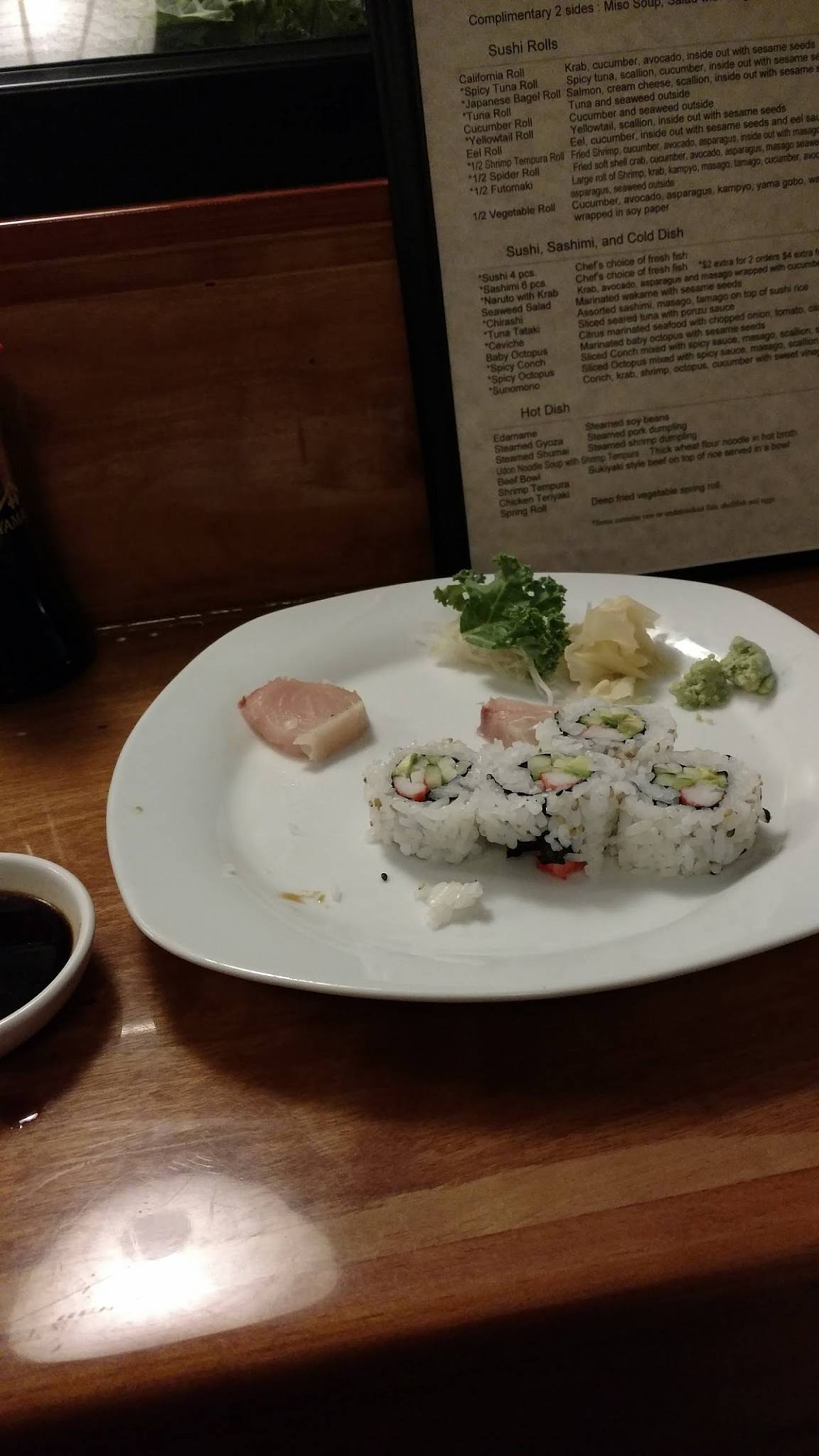 Menu at Sushi Goma restaurant, Port St. Lucie