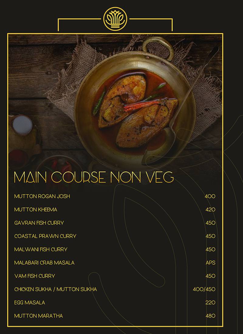 Menu at Tamara Banquet & Restaurant, Nashik