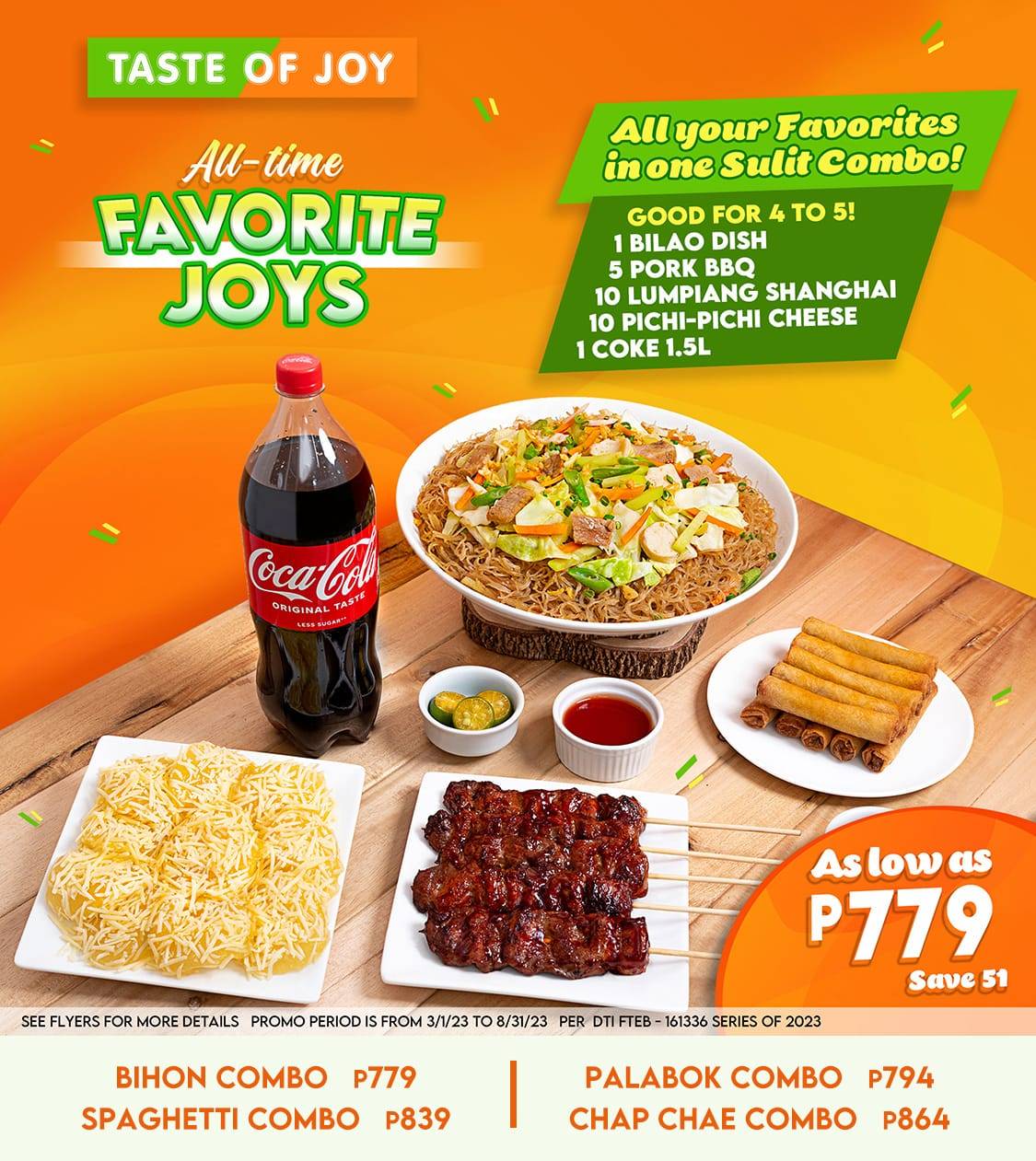 Menu at Taste of Joy Parañaque restaurant, Parañaque, Unit B-18
