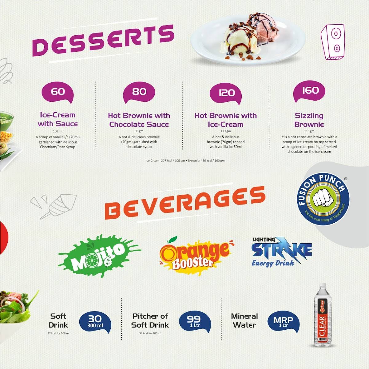 Menu at The D Pizza, Bardoli