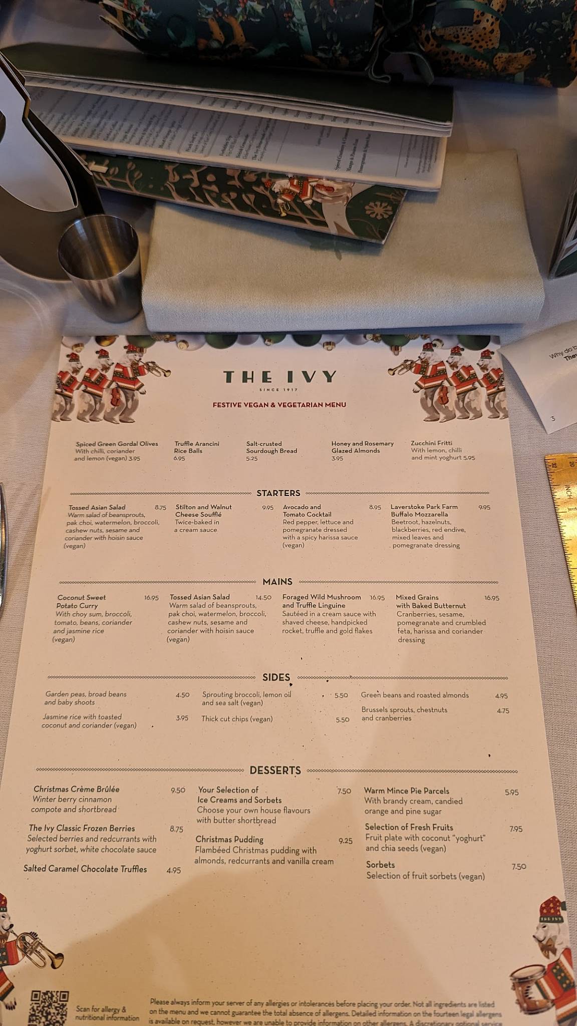 Menu at The Ivy St Helen's Square York restaurant, York, 2 St. Helen’s ...