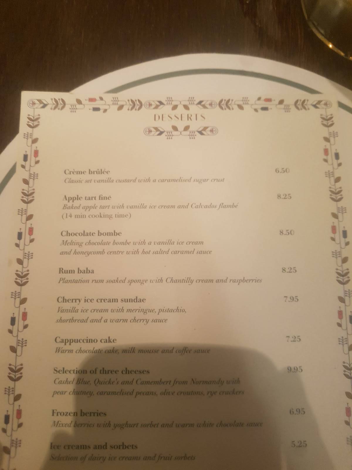 Menu at The Ivy St Helen's Square York restaurant, York, 2 St. Helen’s ...