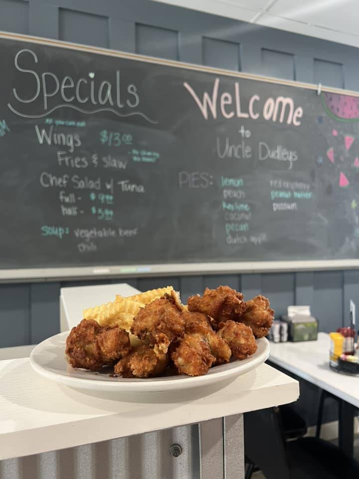 Menu at Uncle Dudley's Restaurant, Willard