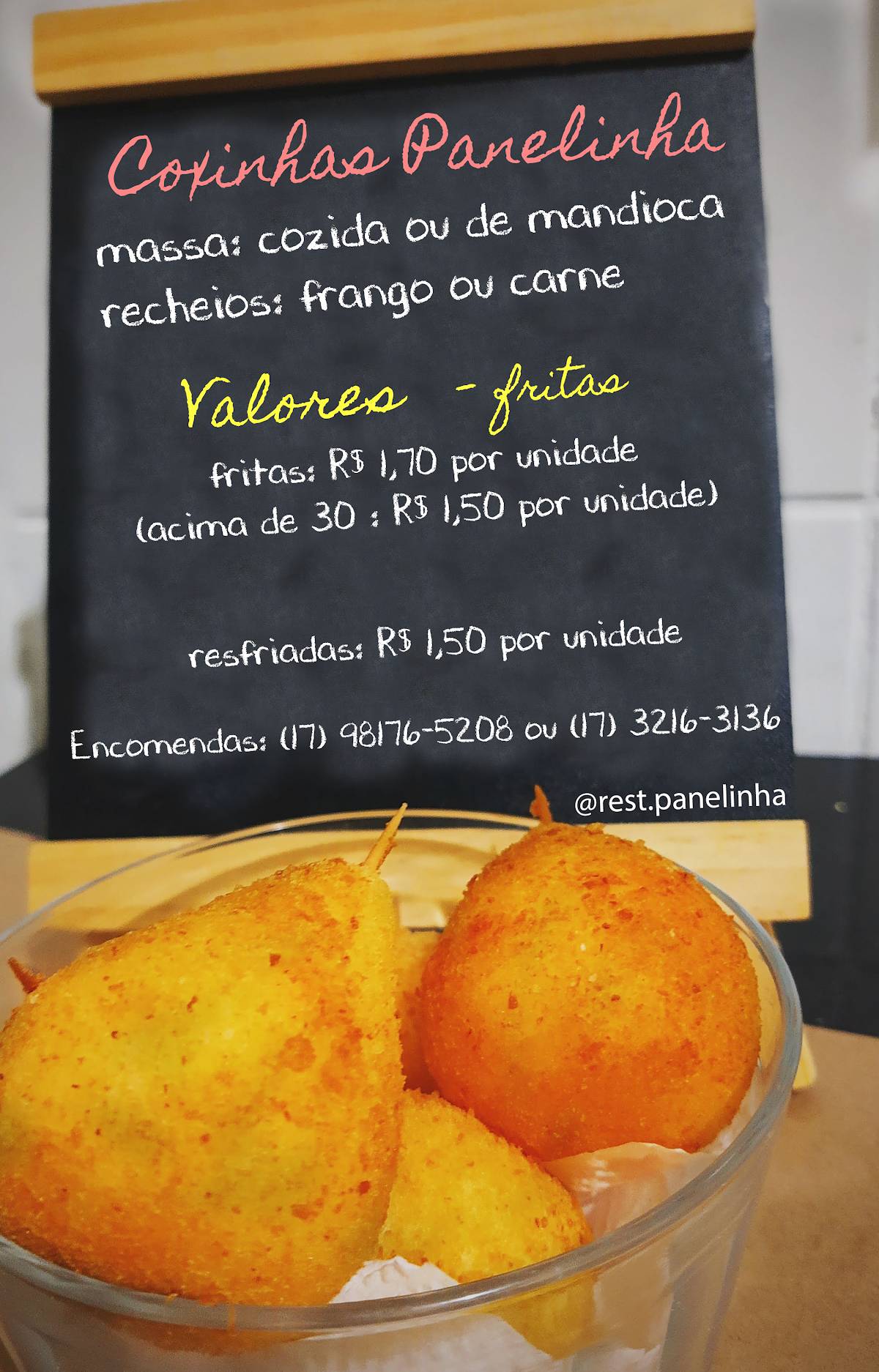 Menu em Restaurante Panelinha, Sao Jose do Rio Preto