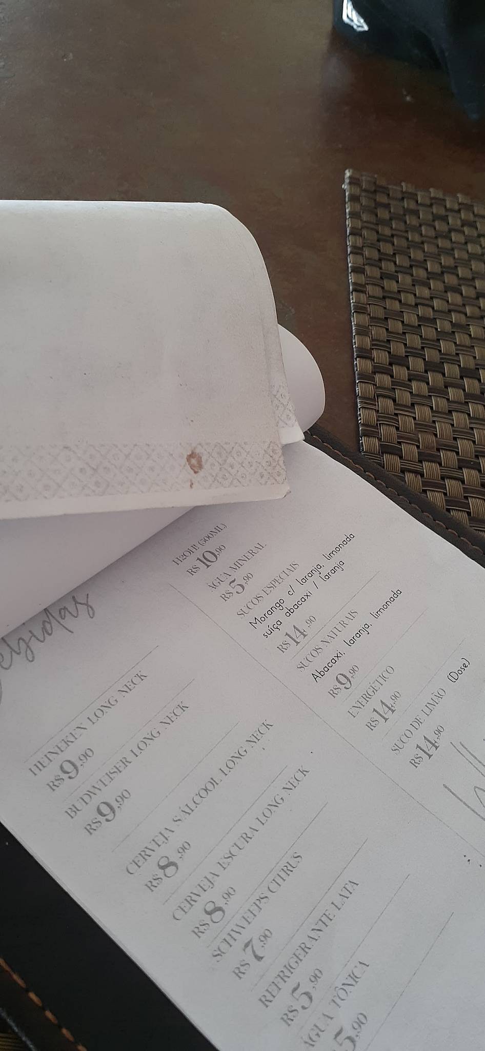 Menu em Restaurante Topo do Mundo, Nova Lima, R. Sen. Milton Campos