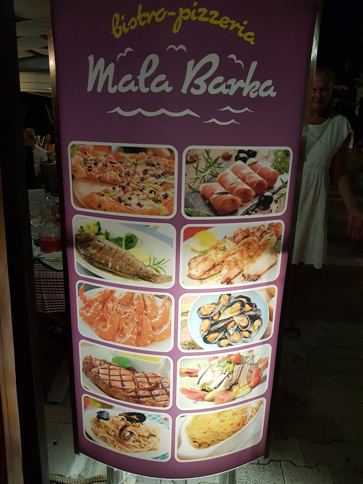 Menu at Restoran - Mala Barka, Tučepi