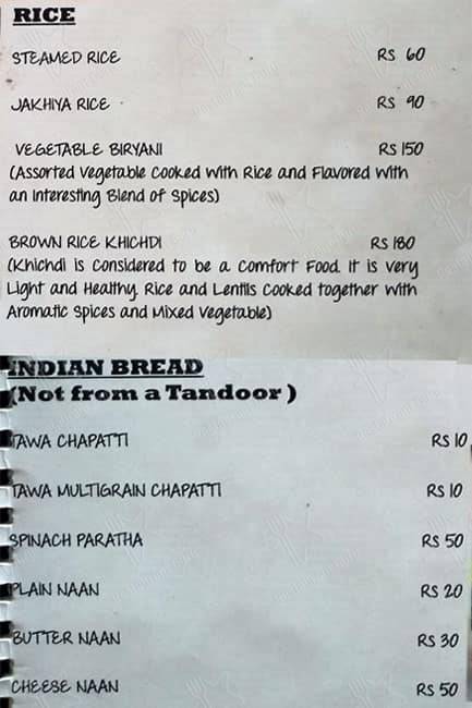 Menu at Beatles Cafe Rishikesh, Rishikesh, Paidal Marg