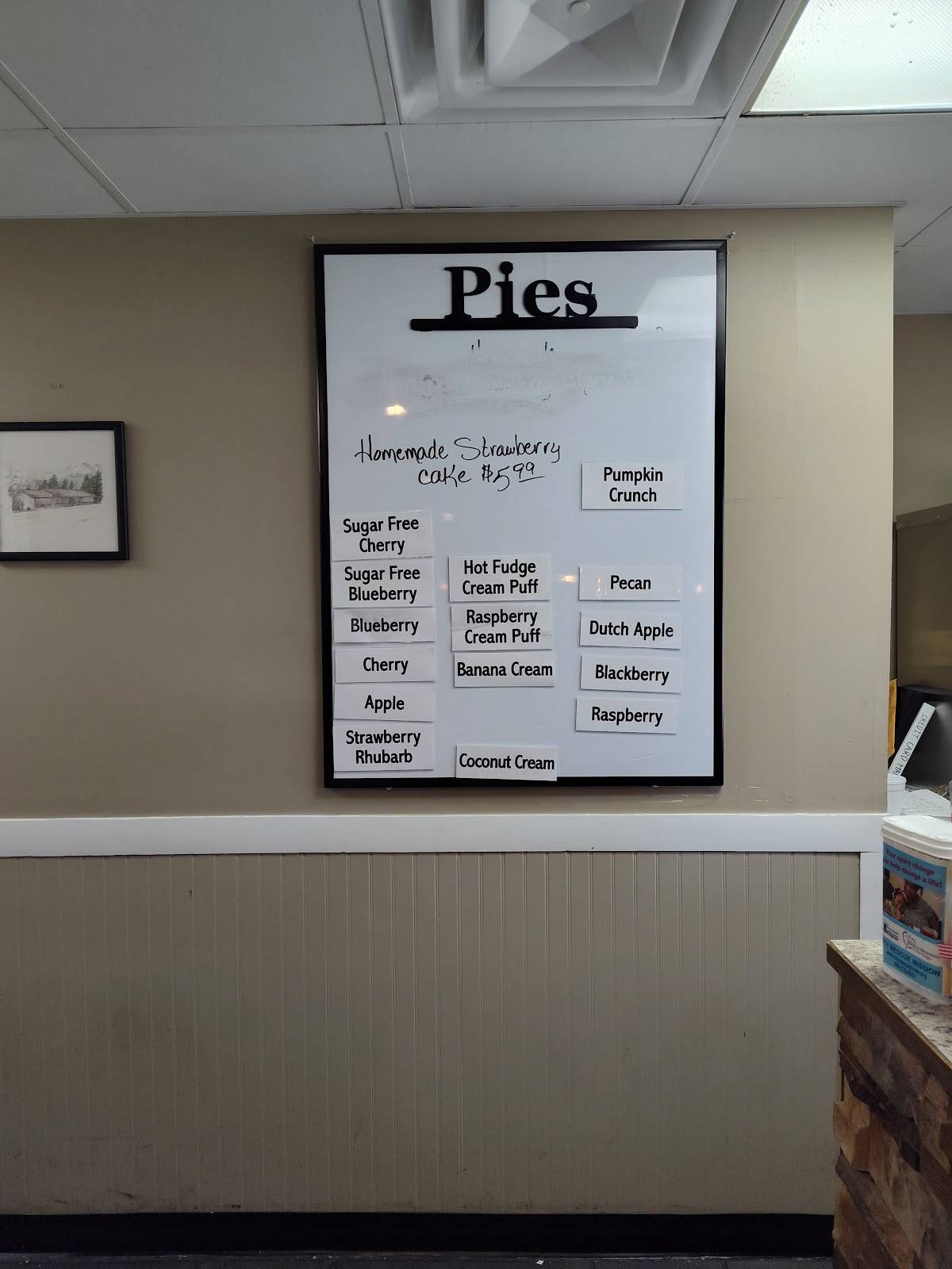 Menu at Riverside Family Restaurant, Freeland
