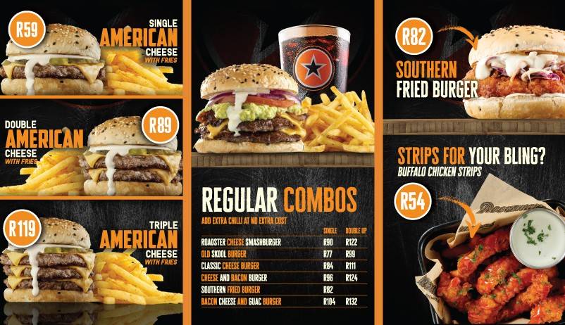 Menu at RocoGo Suncoast restaurant, Durban, Shop LR-007