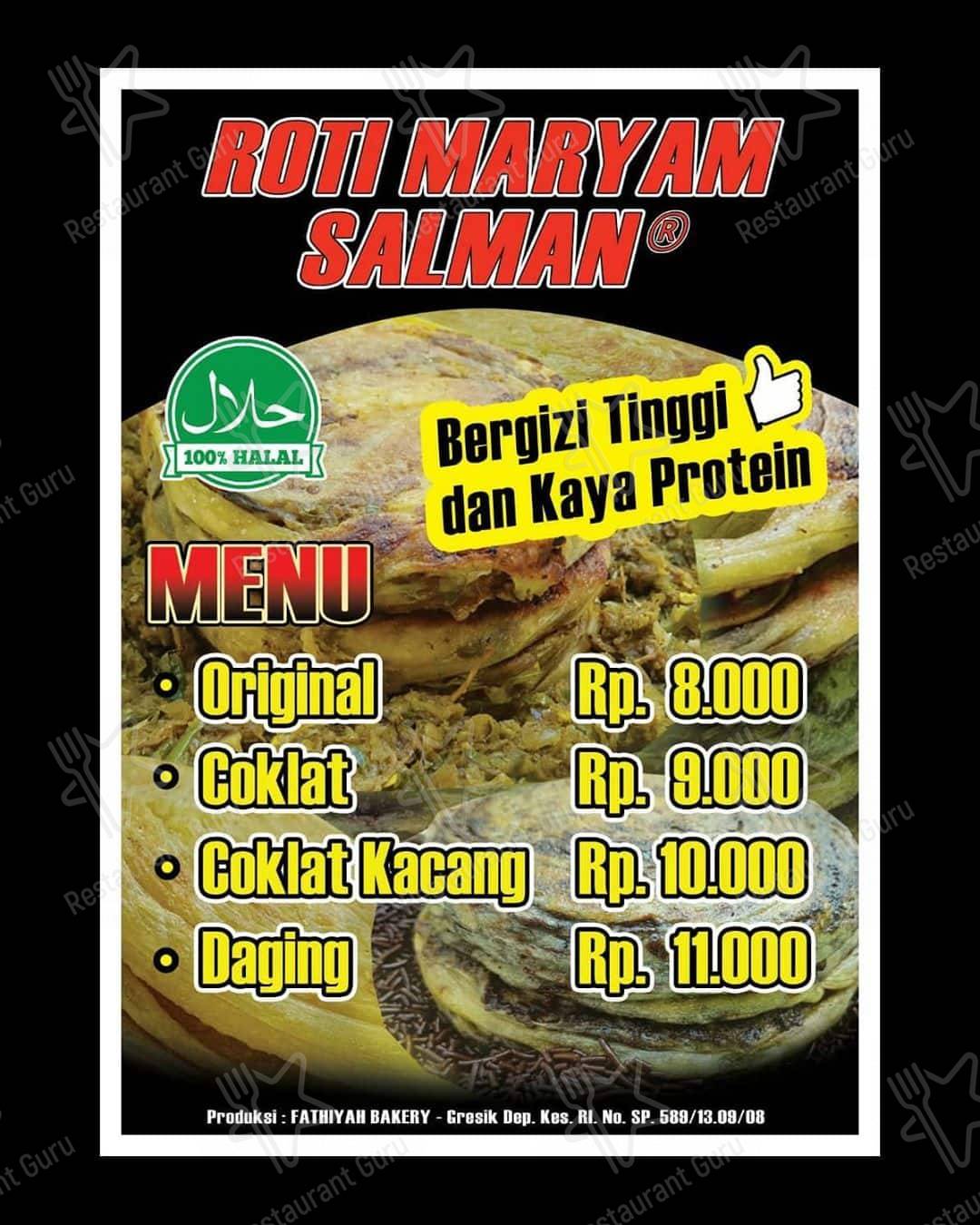 Carta de Roti Maryam Salman, Yakarta, Stasiun Tebet