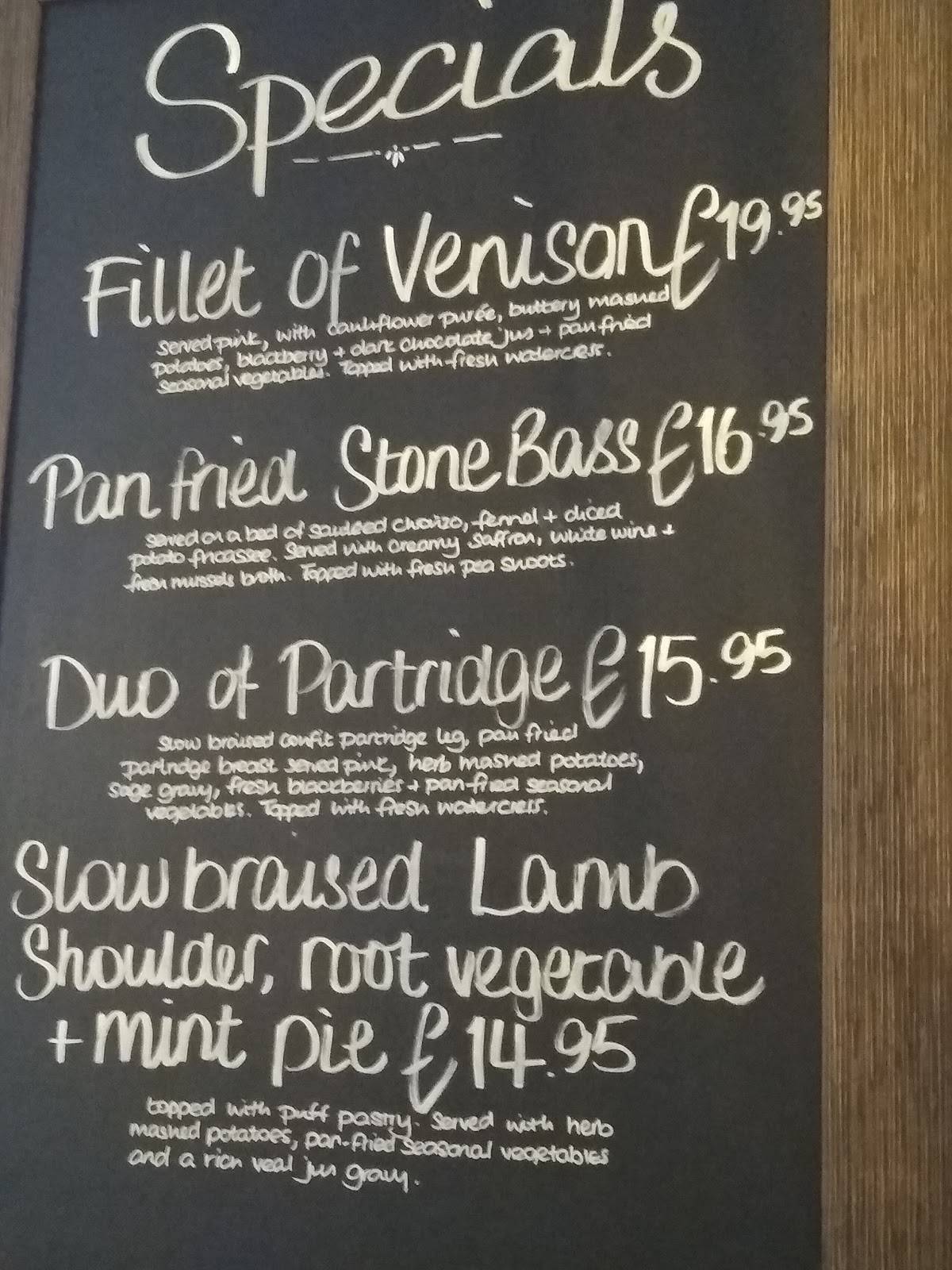 Menu at Royal Hotel pub & bar, Carnforth, 27 Main Rd