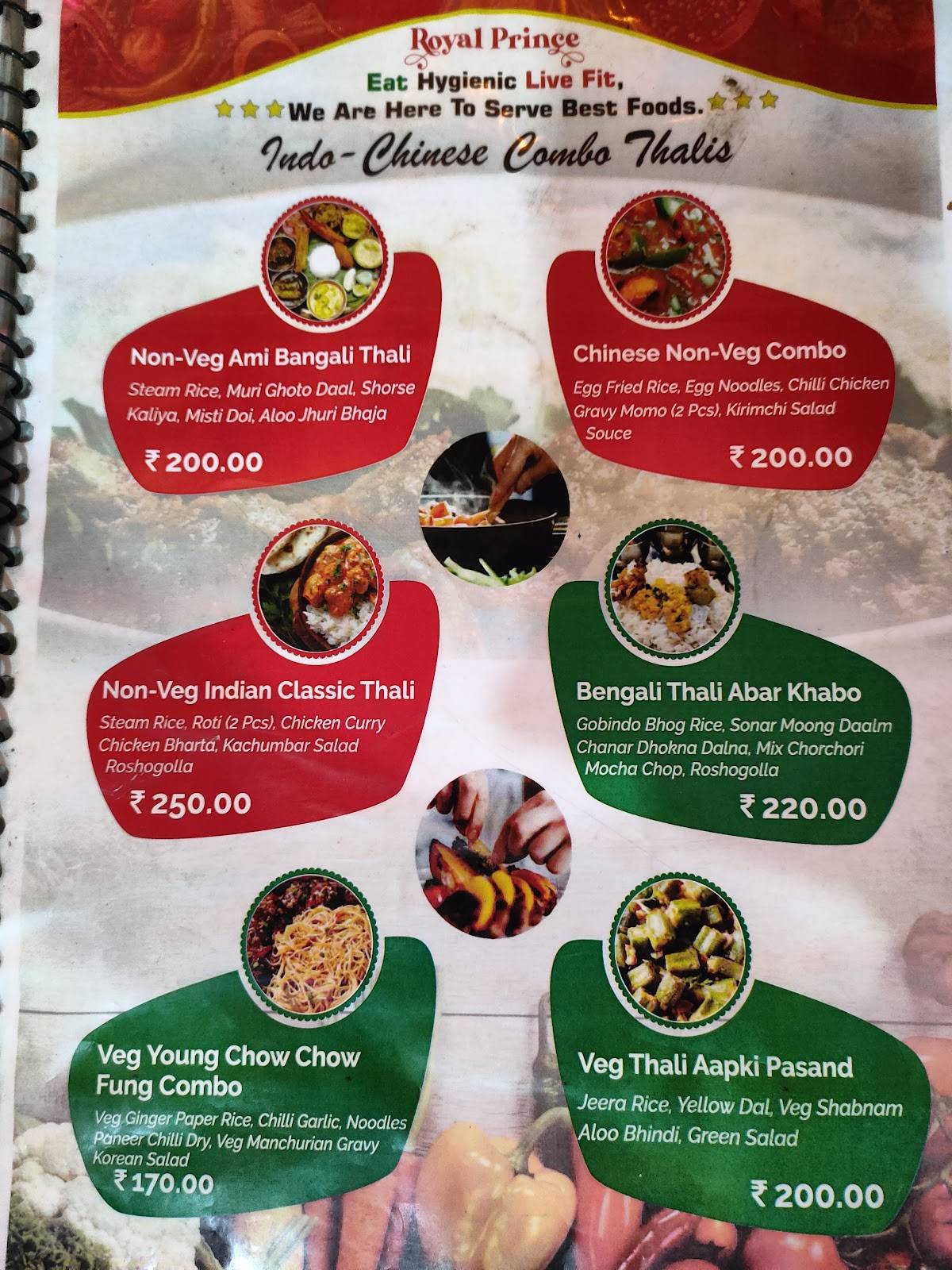 Menu at Royal Prince Multi Cuisine Family Restaurant, Kolkata