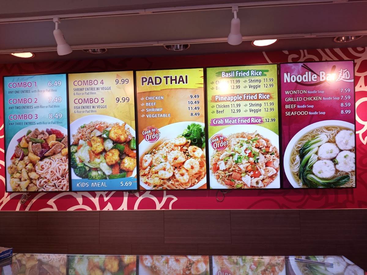 Carta de comida rápida Ruby Thai Kitchen - St. Matthews Mall, St. Matthews