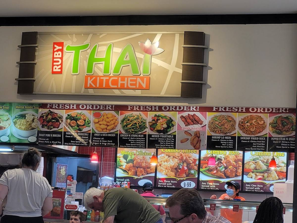 Menu at Ruby Thai Kitchen restaurant, Jacksonville, Southside Blvd