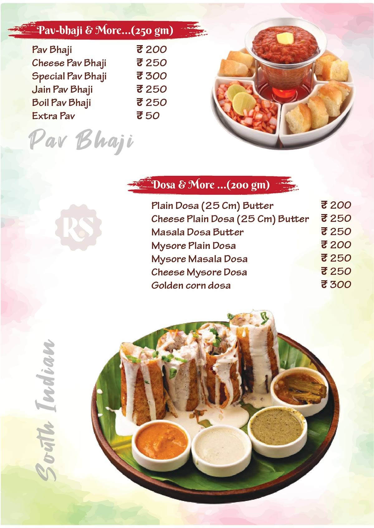 Menu at Rustic Spices Cafe and Restaurant, Ahmedabad