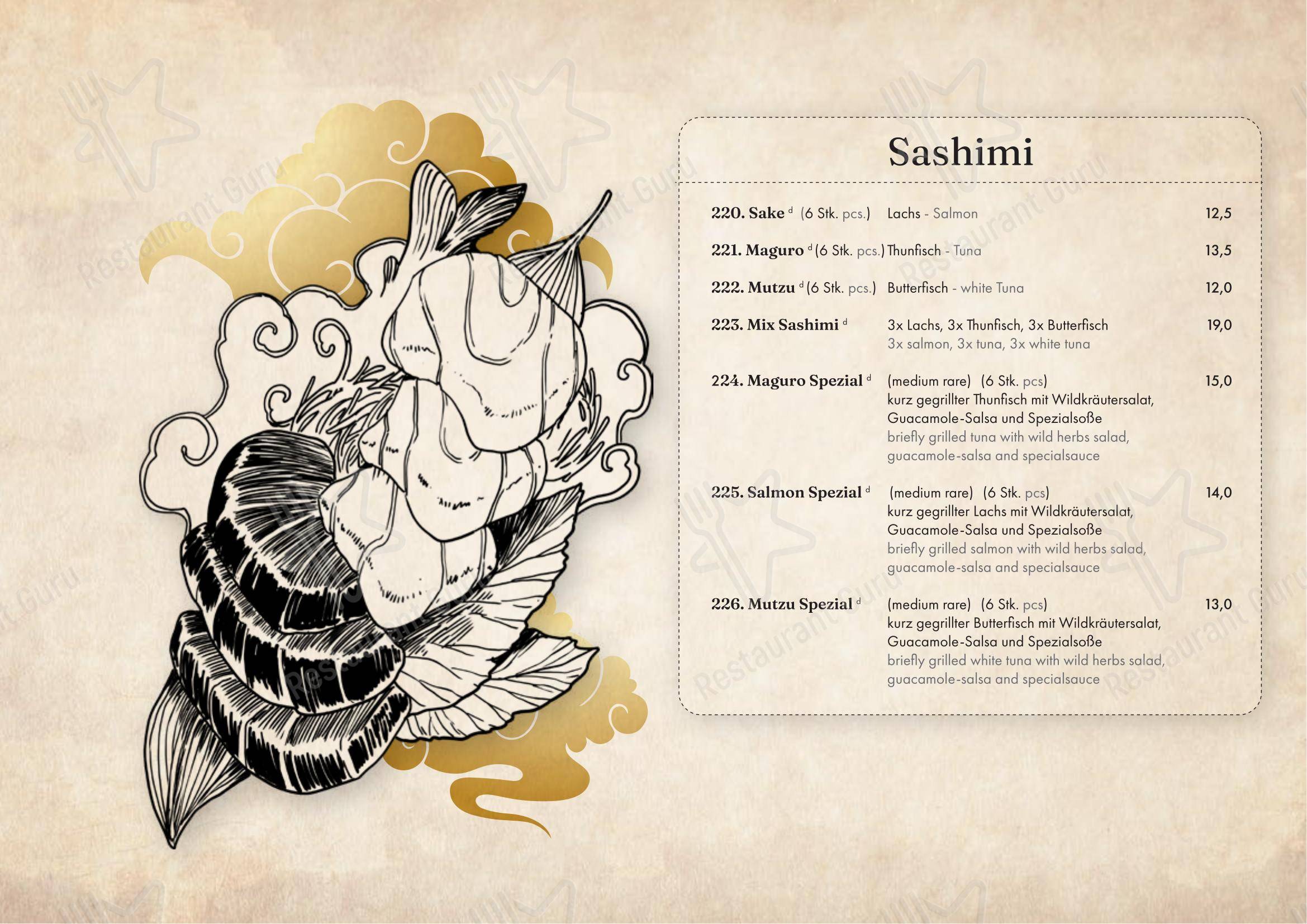 Speisekarte von SAIKYO Restaurant - Asian Fusion & Sushi, Deggendorf