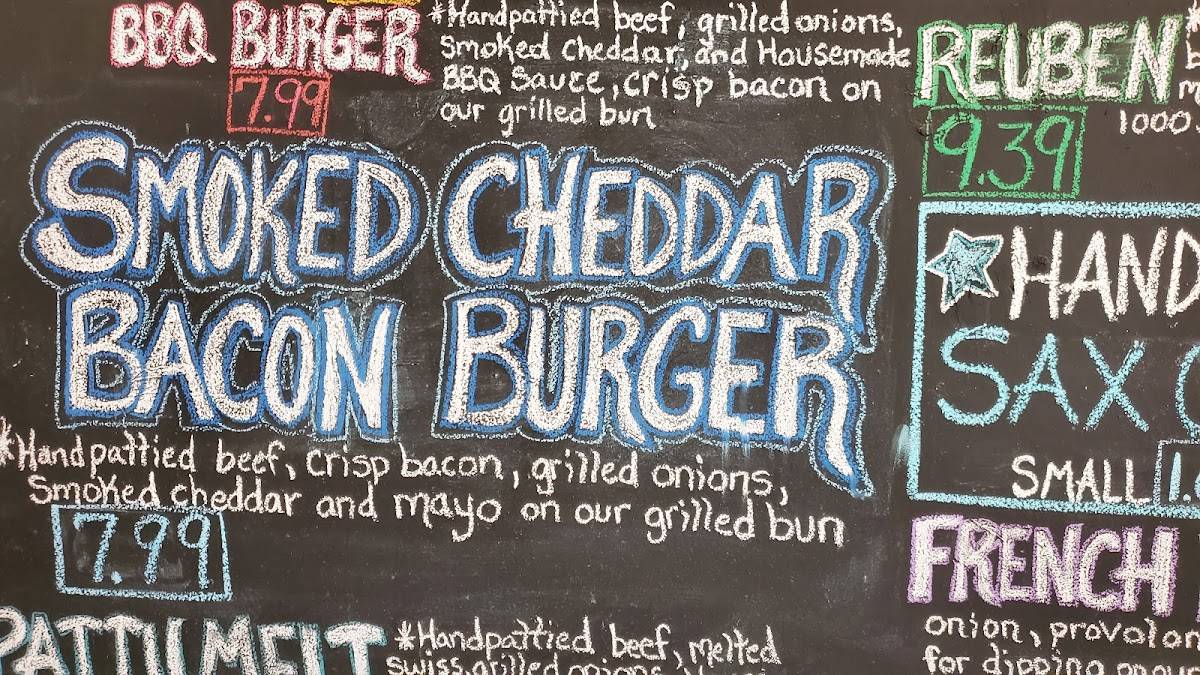 Menu at SAX GRILLE pub & bar, Fort Walton Beach, 10 Eglin Pkwy SE