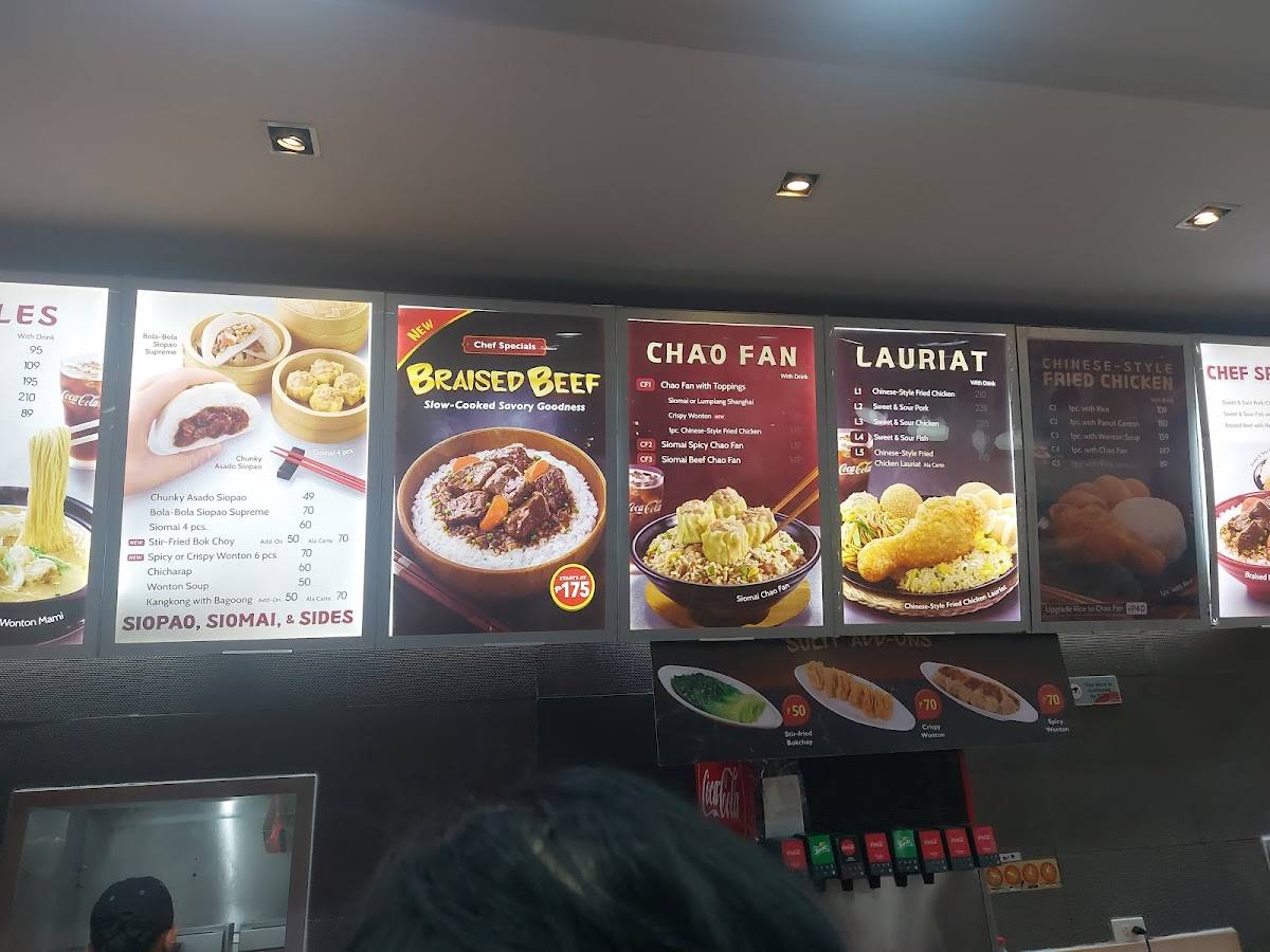 Menu at SHELL OF ASIA restaurant, Guiguinto, SHELL