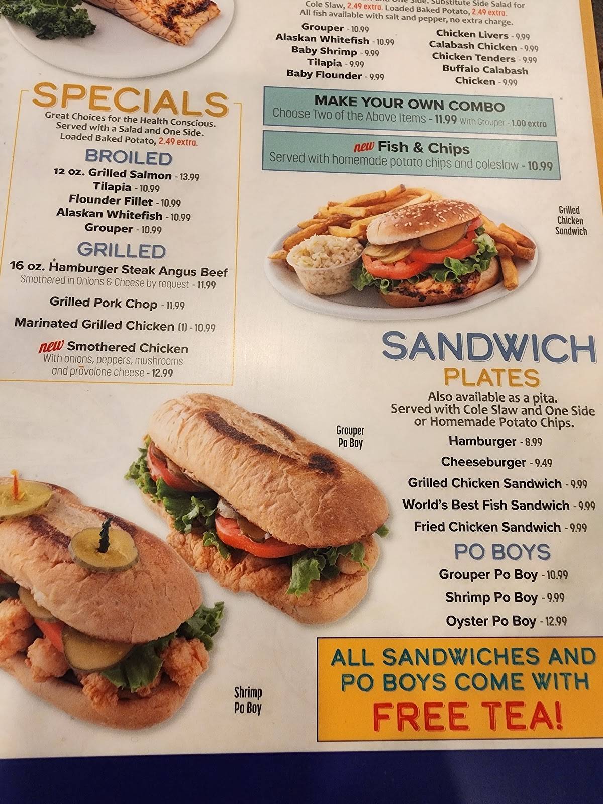 Menu at SILVER BAY restaurant, Simpsonville, 916 NE Main St