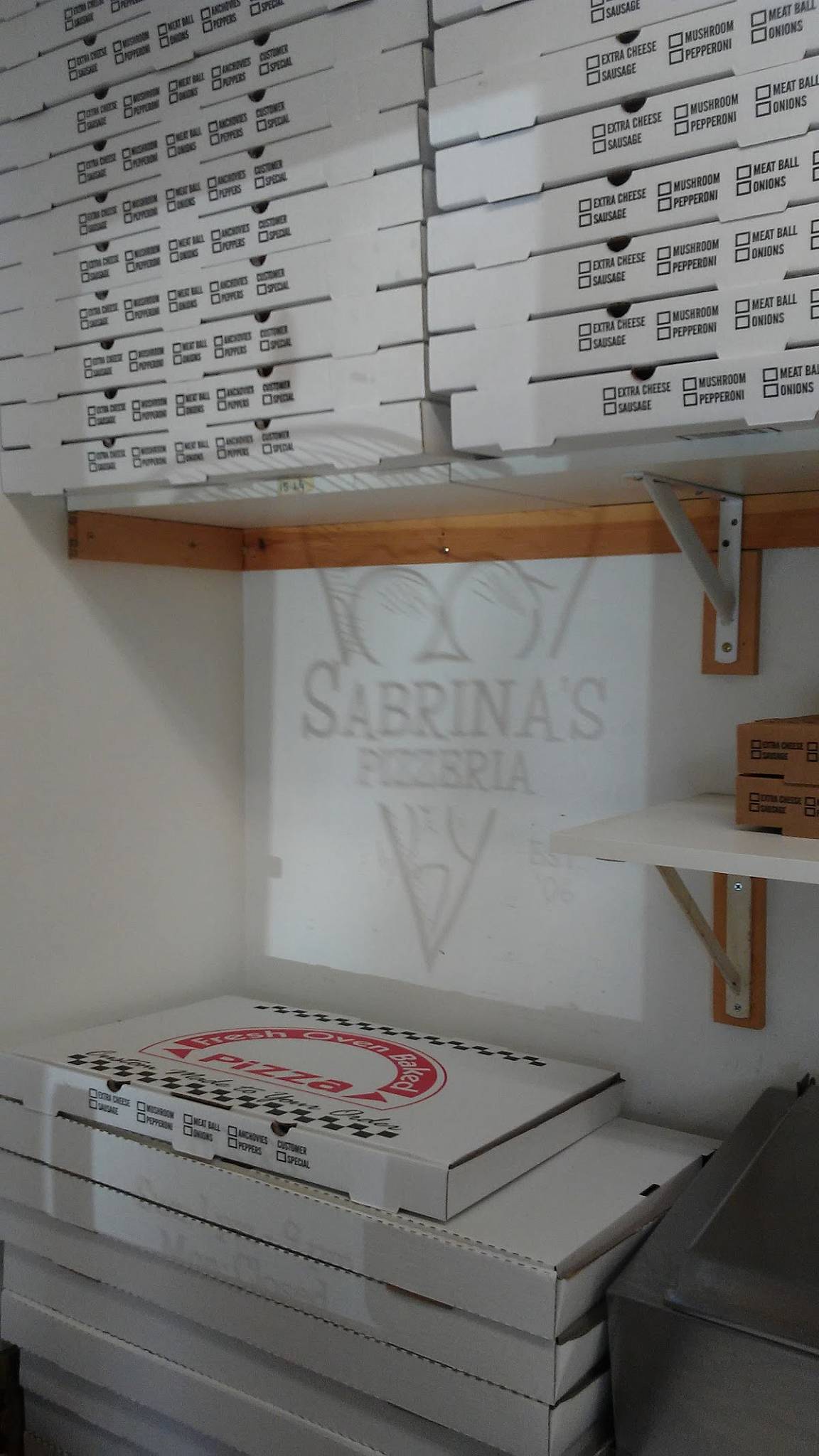 Menu at Sabrina's Pizzeria, Agawam, 559 Springfield St
