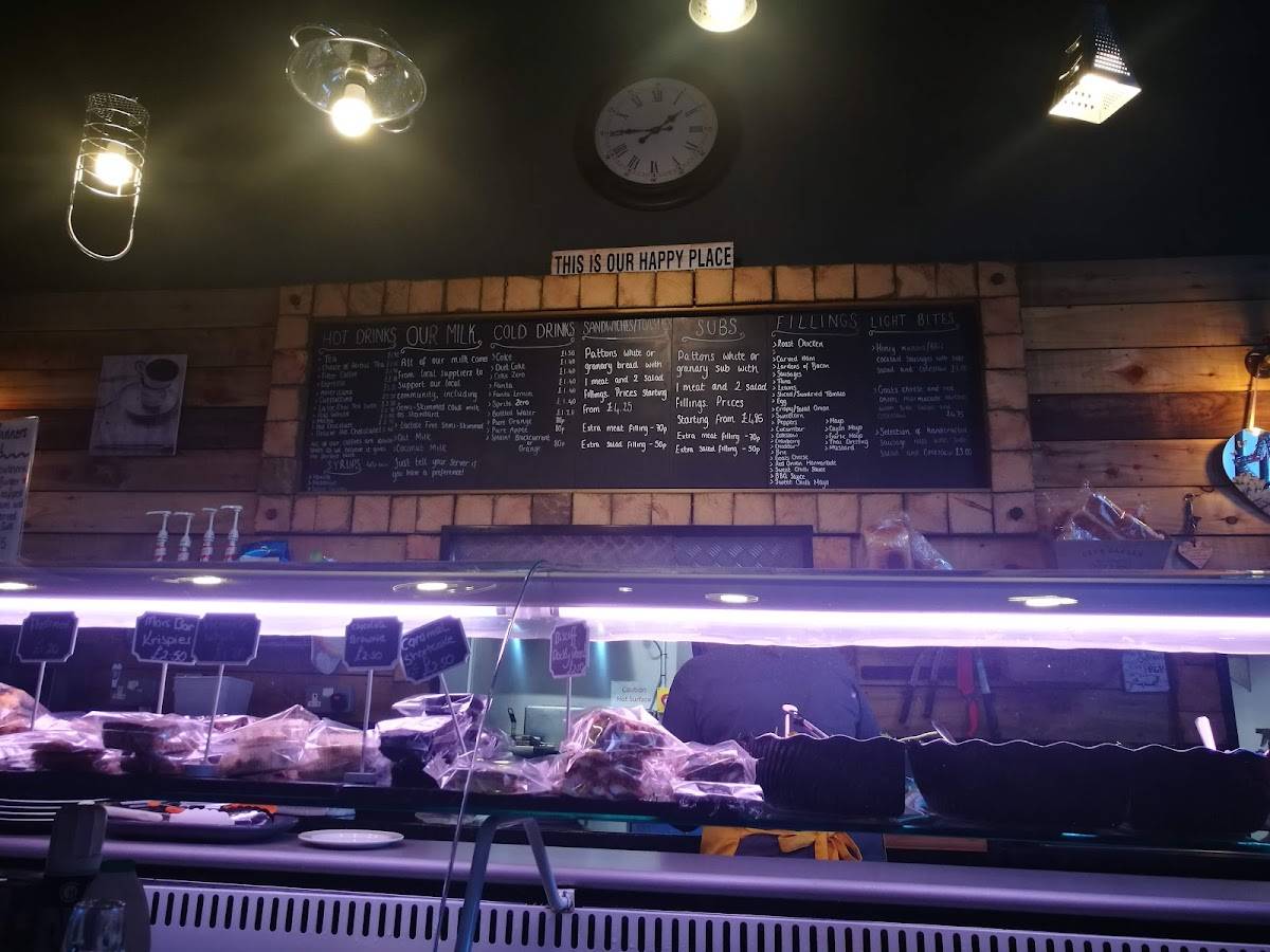 Menu at Saints N Sinners cafe, Donaghadee