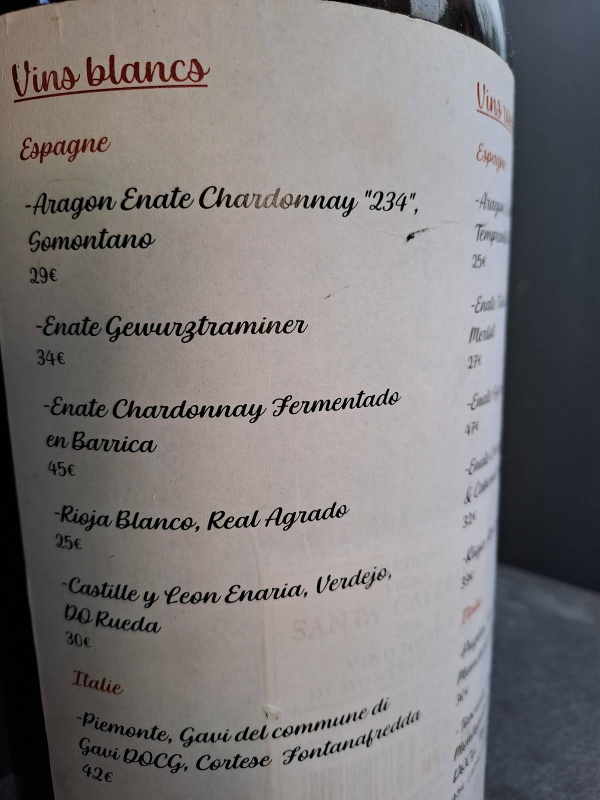 Menu au Samëlla, Vise