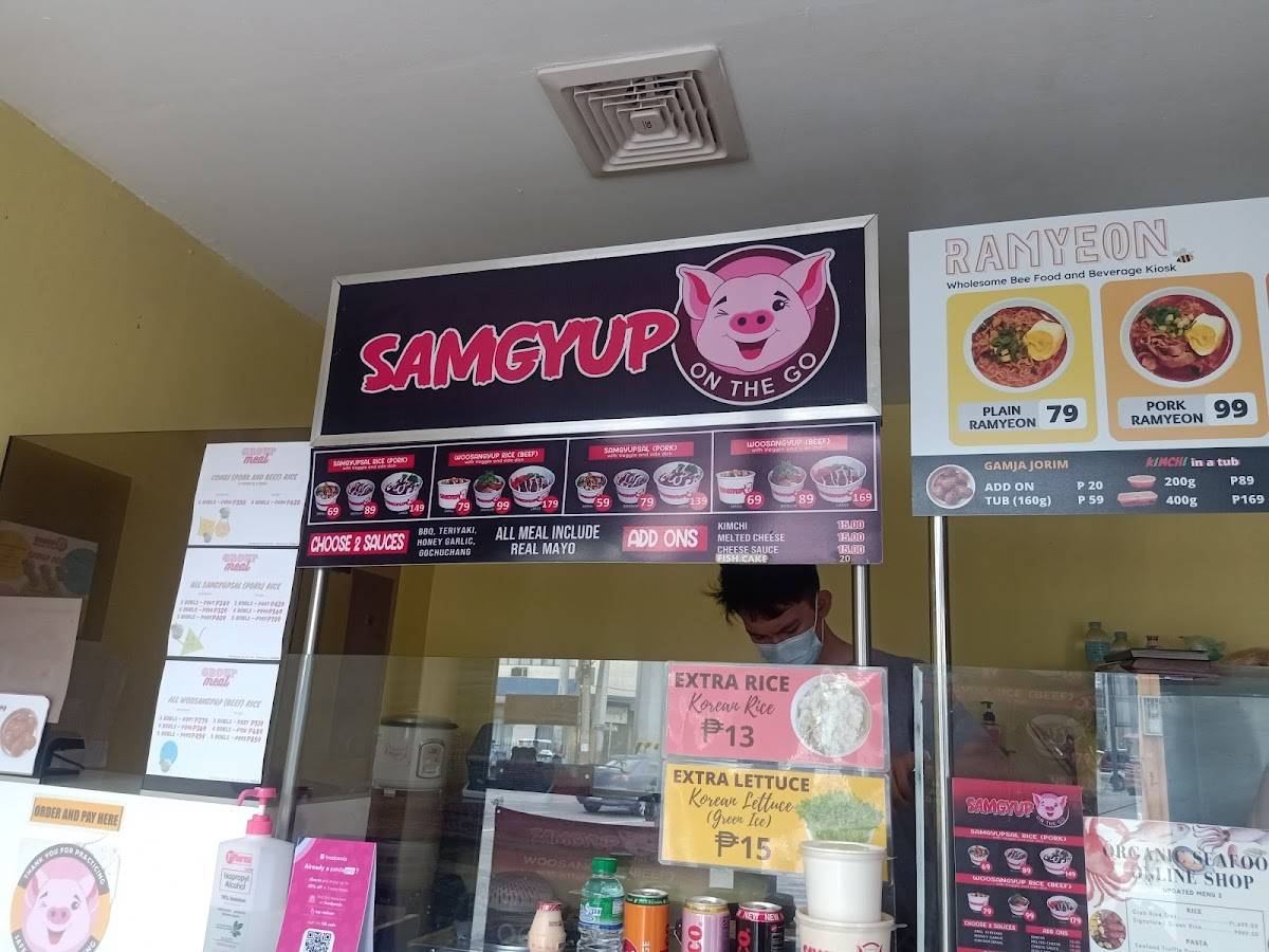 Menu at Samgyup On The Go & Ramyeon Bar, Makati