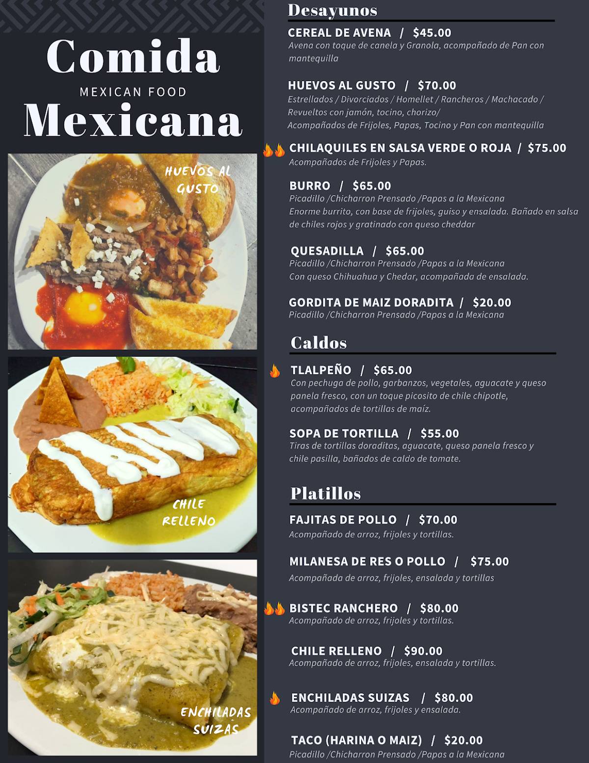 Carta de Santo Remedio Cafe Restaurante, Ciudad Acuña