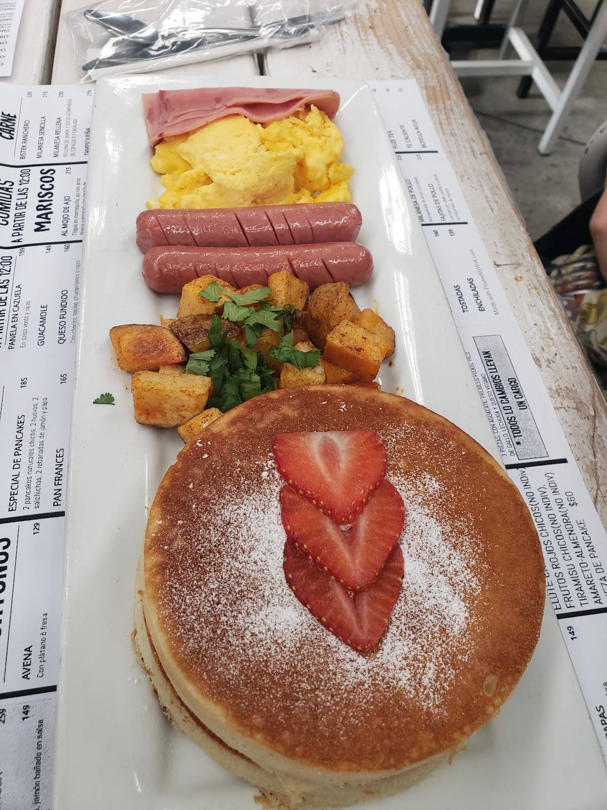Carta de Segundo Piso Restaurant, Mexicali