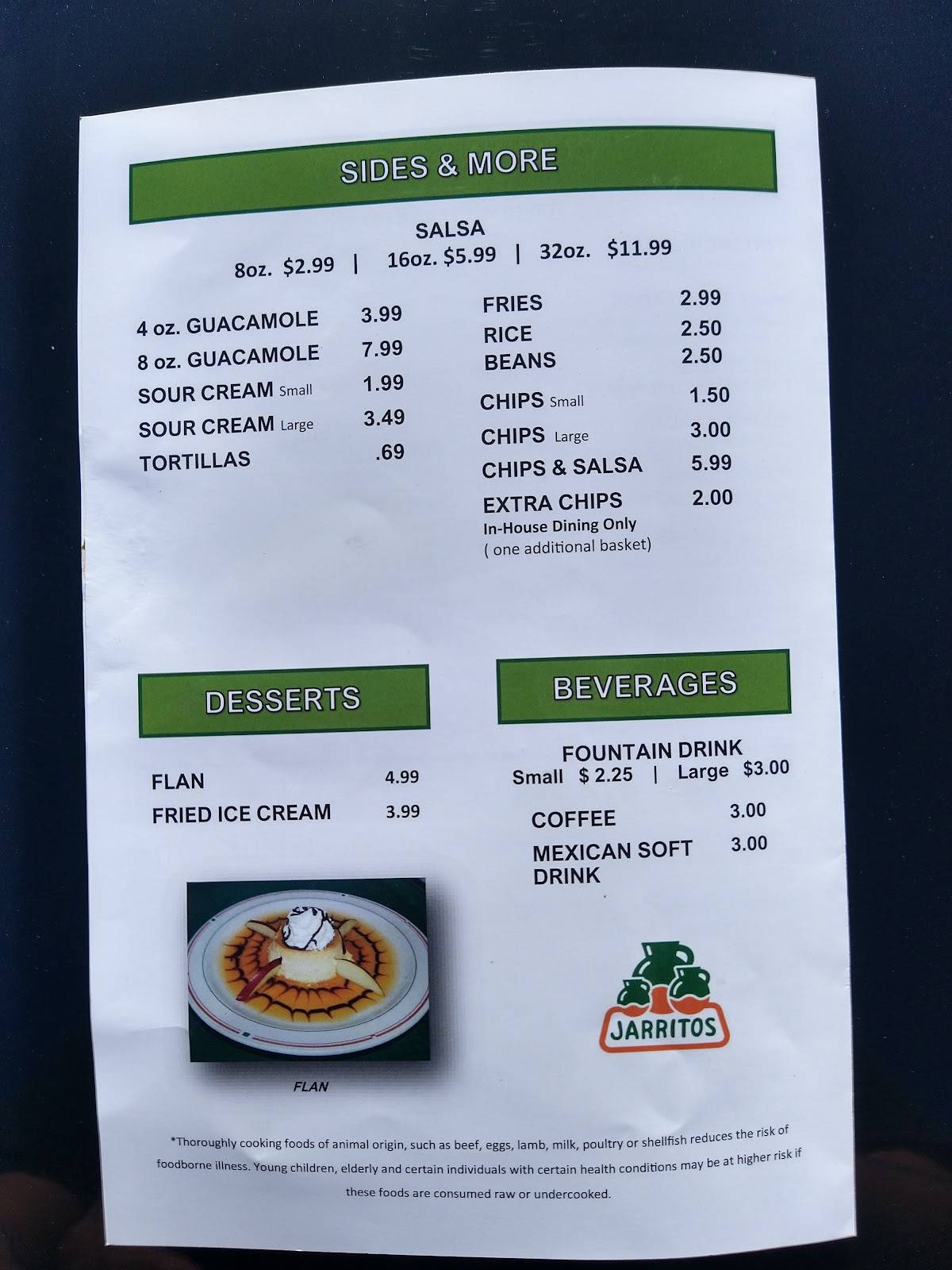 Menu at Serrano's Mexican Fast Food, Las Vegas