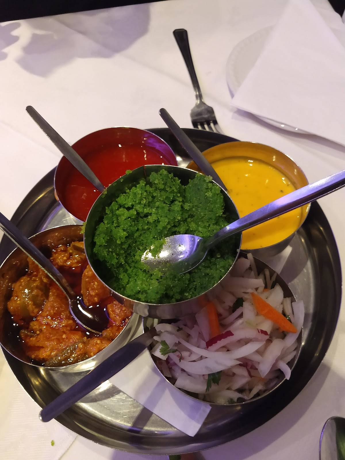 Menu at Seven Spice restaurant, Haverfordwest, 28 Market St