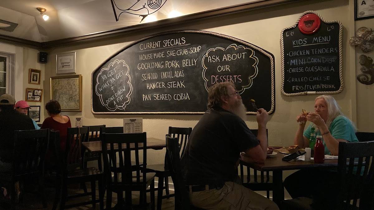 Menu at Shagger Jacks restaurant, Oak Island