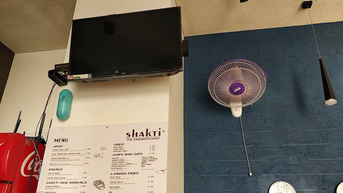 Menu at Shakti Sandwich Vishala, Ahmedabad