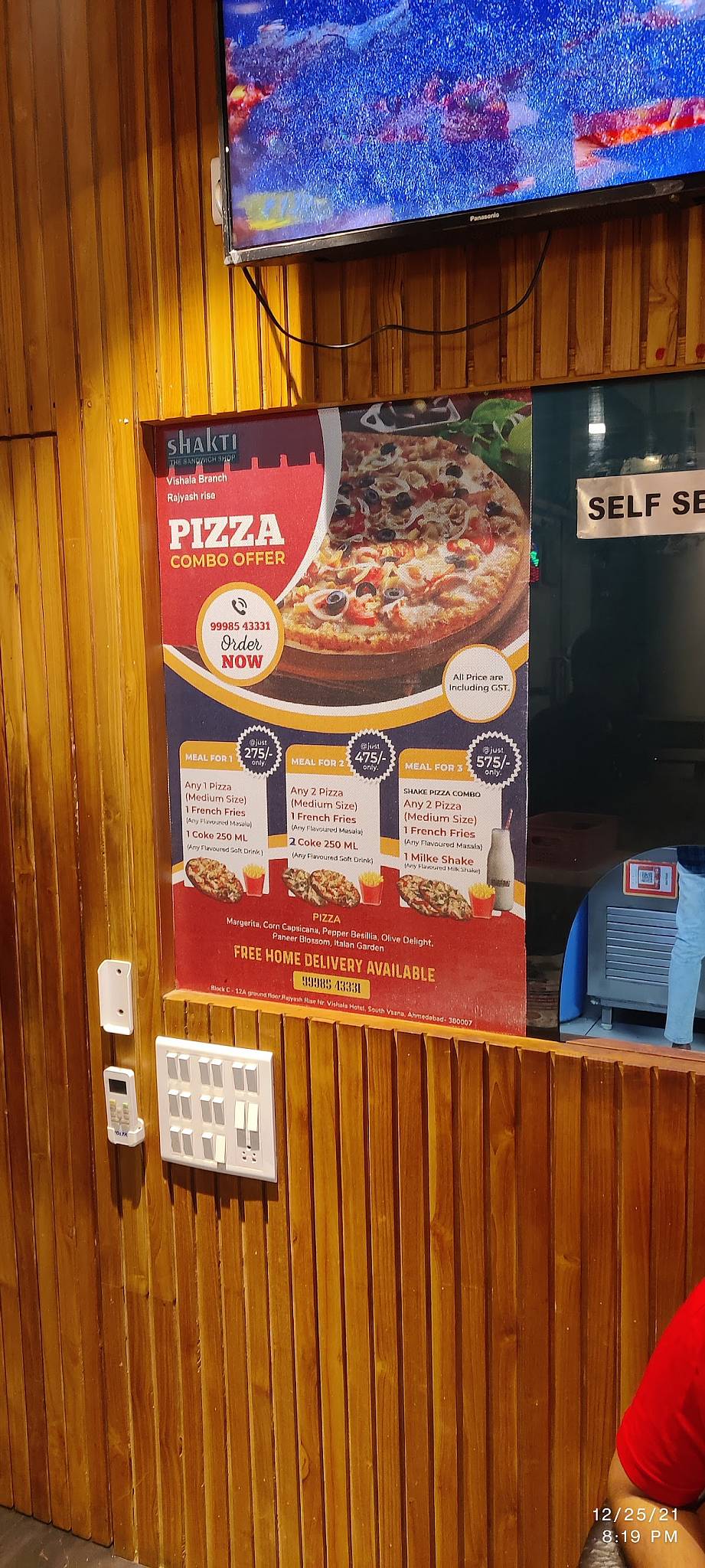 Menu at Shakti Sandwich Vishala, Ahmedabad
