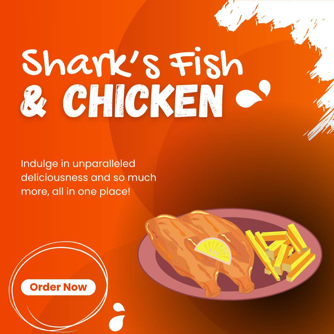 Menu at Shark’s Fish & Chicken fast food, Little Rock, Otter Creek Pkwy