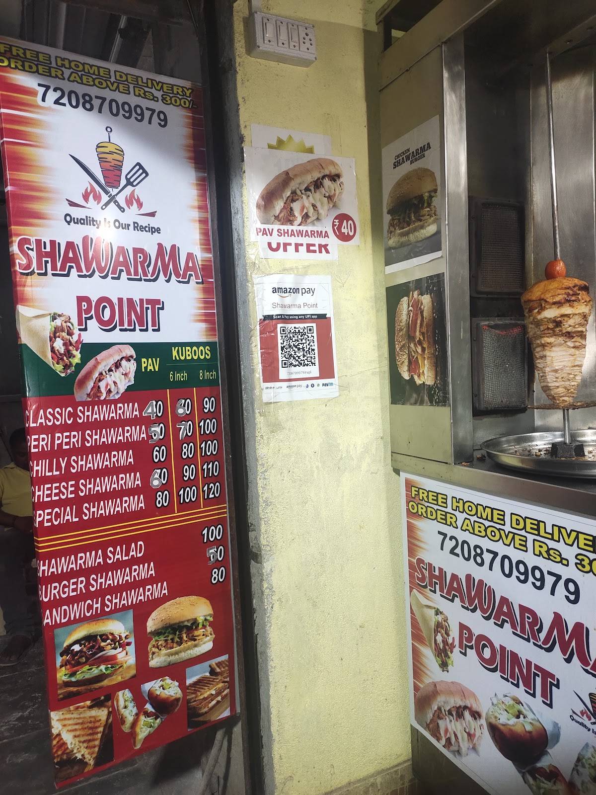 Menu at Shawarma point, Thane, Shop no 4