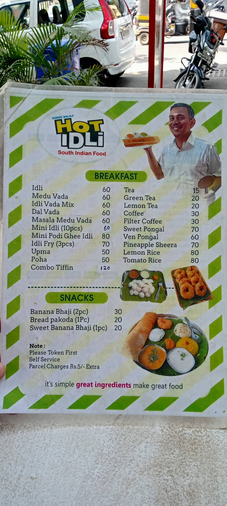 Menu at Shree Balaji Hot Idli, Navi Mumbai, 3
