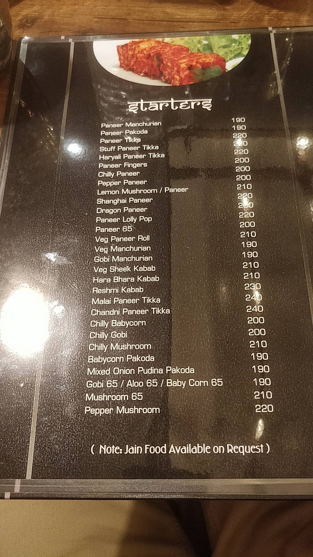 Menu at Shyam's Bombay Halwa house sowcarpet, Chennai