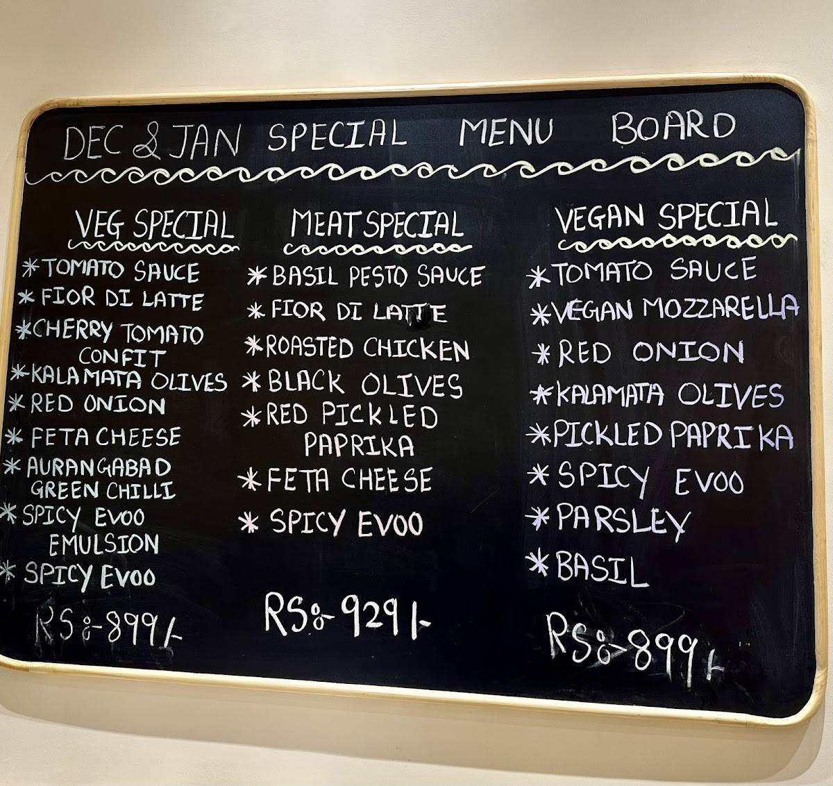 Menu at Si Nonna's - The Original Sourdough Pizza R City Mall Mumbai, Mumbai