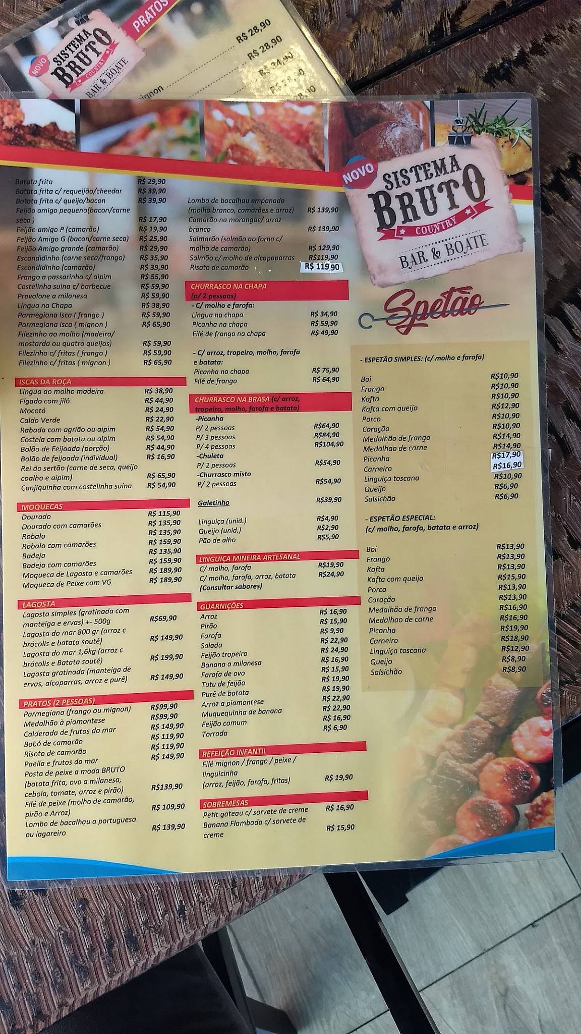 Menu em Sistema Bruto pub & Bar, Campos dos Goytacazes, R. Bruno de Azevedo